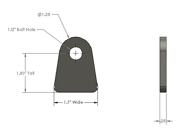 Tabs and brackets – Heim Joints